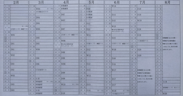 【サピックス（小5）】6年生前期の授業スケジュールと特別講習・特訓の費用について | 銀座美食倶楽部